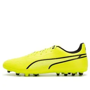 PUMA King Match Mg Cleats - Yellow/white/black