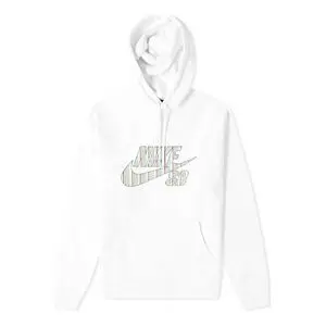 Nike Stripes Popover Hoodie - White