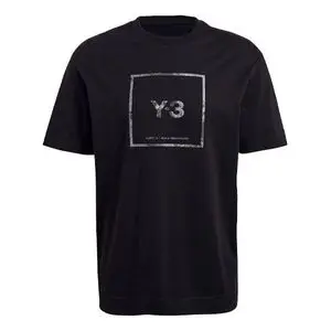 Adidas Y-3 Ss21 Short Sleeve T-shirt With Reflective Square Logo