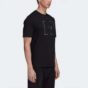 Adidas Y-3 Ss21 Short Sleeve T-shirt With Reflective Square Logo