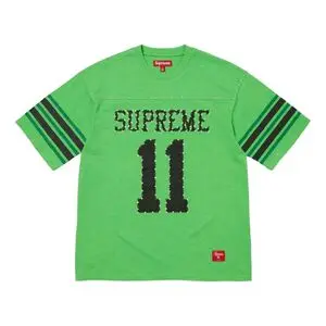 Supreme Ss26 Studded S/s Football T-shirt - Green