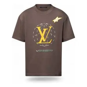 LOUIS VUITTON Washed Embellished Cotton T-shirt