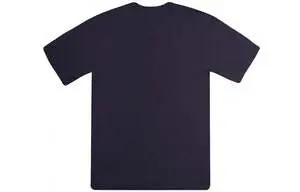 Play Comme Des Garcon T-shirt White Love Printing Short Sleeve - Navy Blue