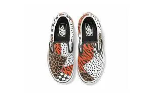 VANS Slip-on Patchwork Print Sneakers