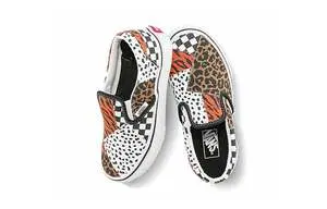 VANS Slip-on Patchwork Print Sneakers