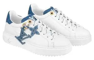 LOUIS VUITTON Time Out Sneakers - White/blue