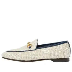 Gucci Princetown Gg-supreme Canvas Backless Loafers 'cream