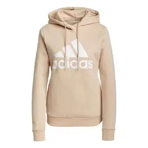 Adidas Logo Printing Hoodie - Tan