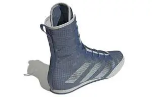 Adidas Box Hog 4 High Top Sneakers - Gray/blue