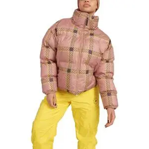 Adidas Puffer Jacket With Checked Print
