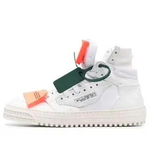Off-White Off Court 3.0 Leather Canvas Sneaker - White/orange