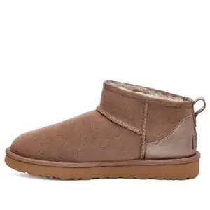 UGG Classic Ultra Mini Metallic Boots - Light Brown