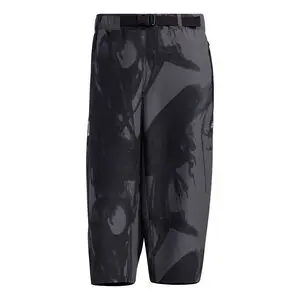 Adidas Wj Pnt Short Sports Casual Pocket Cropped Pants - Black