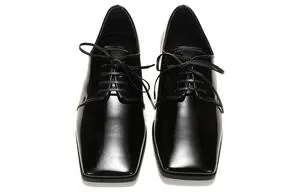 Prada Patent Lace-up Derby Shoes
