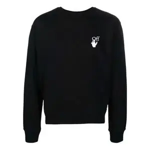 Off-White Fw21 Arrow Pattern Crewneck - Black