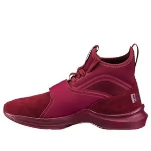 PUMA Phenom Suede Mid Top Sneakers - Red