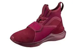PUMA Phenom Suede Mid Top Sneakers - Red