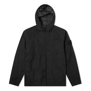 Stone Island Ghost Reversible Hooded Jacket - Black