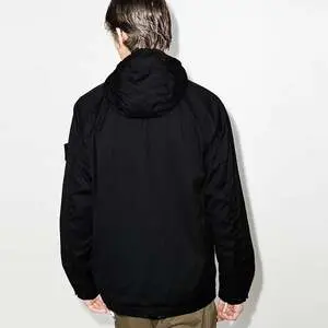 Stone Island Ghost Reversible Hooded Jacket - Black