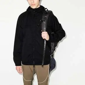 Stone Island Ghost Reversible Hooded Jacket - Black