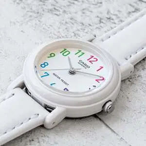 Casio Analog Leather Strap Watch