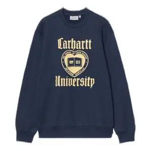 Carhartt Work In Progress Carhartt Wip Schooling Fleece Sweatshirt 'navy' Navy