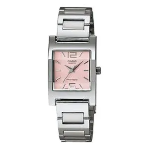 Casio Stainless Steel Quartz Analog Watch - Pink