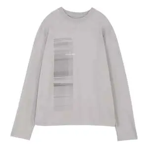 A-COLD-WALL* Diffusion Graphic Long Sleeve Shirt - Mid Grey
