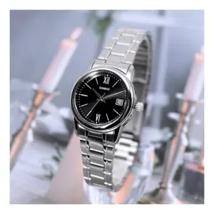 Casio Stainless Steel Analog Watch With Date Display - Black