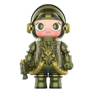 POP MART Mega Space Molly Clot-olive Alienegra Collectible