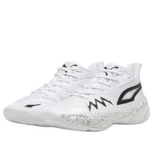 PUMA Genetics Speckle High-top Sneakers - White/black