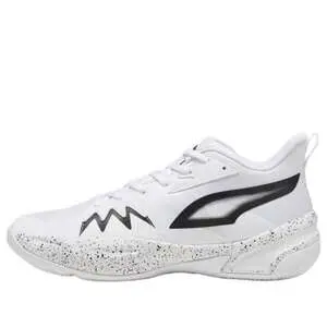 PUMA Genetics Speckle High-top Sneakers - White/black