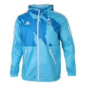 Adidas Real Madrid Football Woven Hooded Jacket
