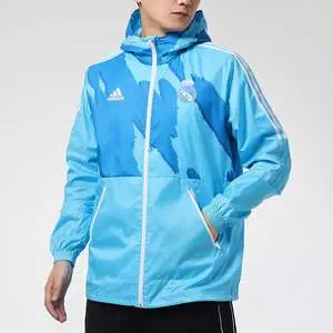 Adidas Real Madrid Football Woven Hooded Jacket