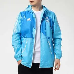 Adidas Real Madrid Football Woven Hooded Jacket