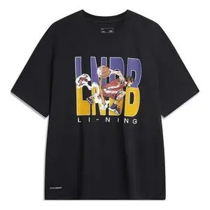 LI-NING Hoops Comics Graphic T-shirt 'black