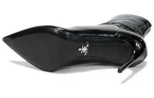 Prada Patent Leather Effect Ankle Boots