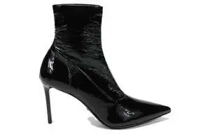 Prada Patent Leather Effect Ankle Boots