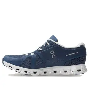 On On Running Cloud 5 Sneakers Denim/white
