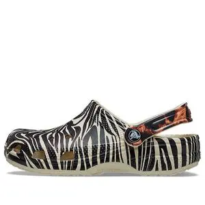 CROCS Classic Animal Print Clogs - White