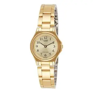 Casio Stainless Steel Classic Business Analog Watch - Gold