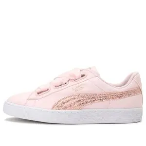 PUMA Basket Heart Canvas Sneakers - Pink