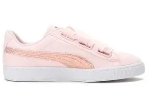 PUMA Basket Heart Canvas Sneakers - Pink