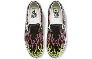 VANS Classic Slip-on 'mash Up Flames' Sneakers