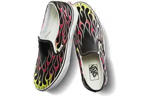 VANS Classic Slip-on 'mash Up Flames' Sneakers