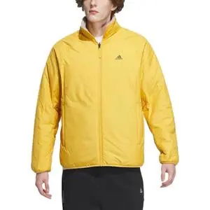Adidas Sherpa Reversible Padded Jacket - Yellow/grey