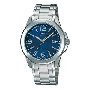 Casio Stainless Steel Quartz Analog Watch - Silverblue
