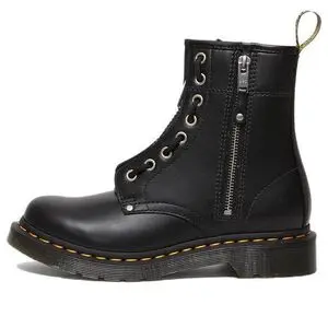 Dr. Martens 1460 Double Zip Leather Boots - Black