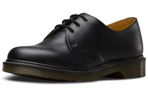 Dr. Martens 1461 Pw Lace Up Leather Oxford Shoes - Black