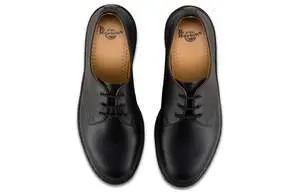 Dr. Martens 1461 Pw Lace Up Leather Oxford Shoes - Black